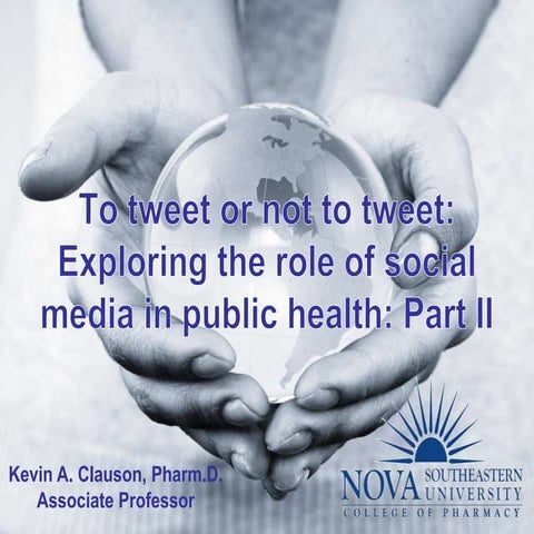 To tweet or not to tweet: Exploring the role of social media in public ...