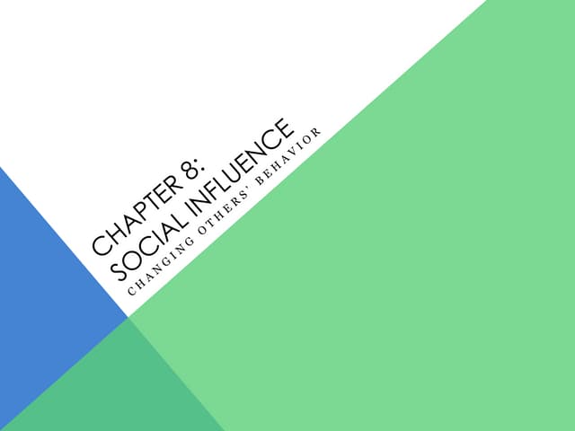 Social influence | PPTX