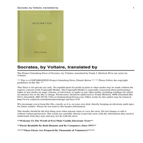 Socrates | PDF