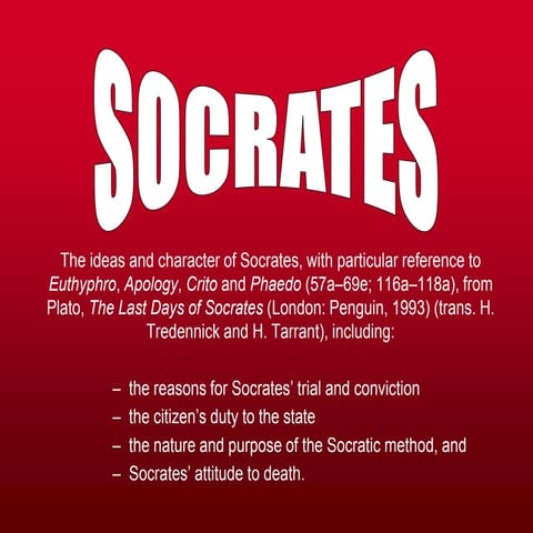 Socrates Overview | PPT