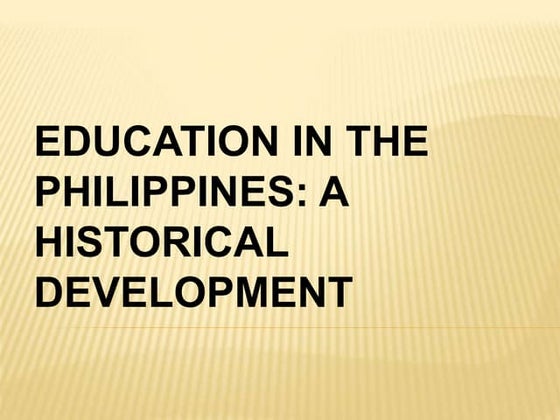 Philippine educational system american regime | PPT