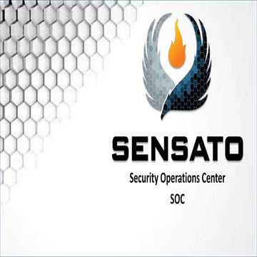 Security Operations Center | PPTX