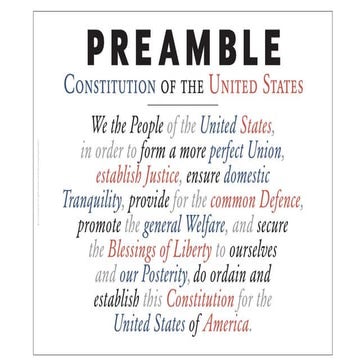 Soc studies #17 bill of rights and preamble vocabulary | PPTX