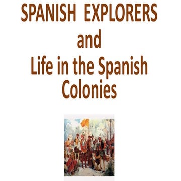 Soc studies #6 spanish explorers | PPTX