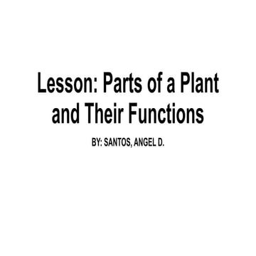 Plants 3rd grade | PPTX