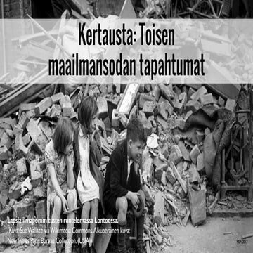 Kertausta: Toisen maailmansodan päälinjat | PDF