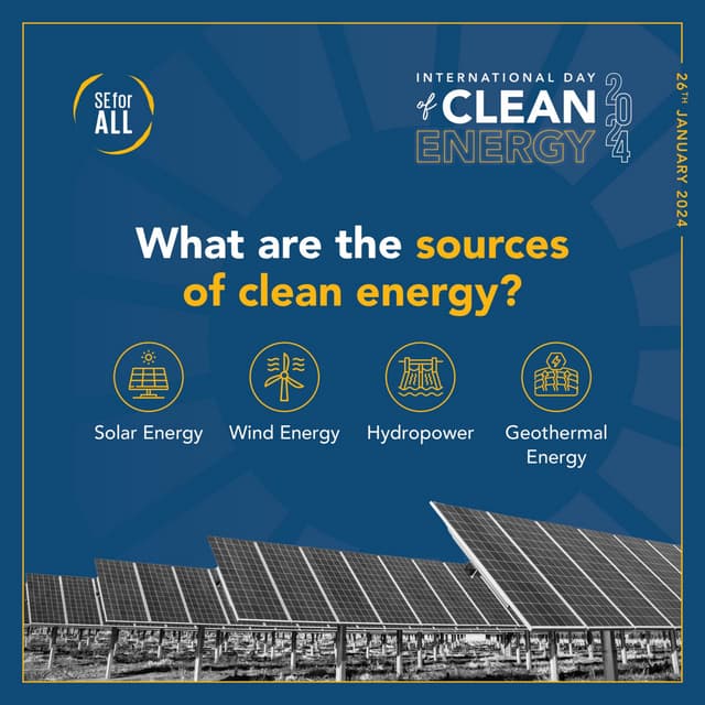 What are the source clean energy? | PDF | Power and Energy Industry ...