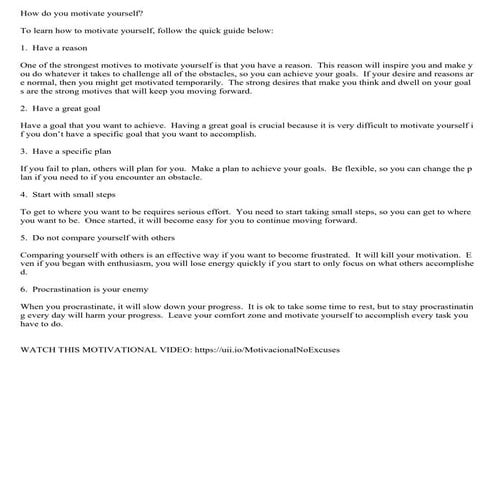 BEST MOTIVATIONAL | PDF | Healthy Living