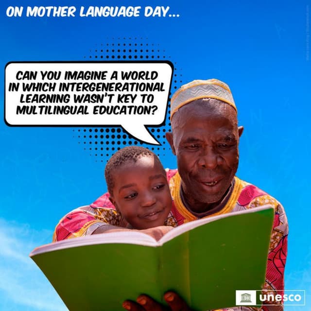 Can you imagine a world in which inter-generational learning wasn't key ...