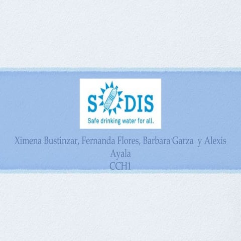 Sodis presentación | PPT