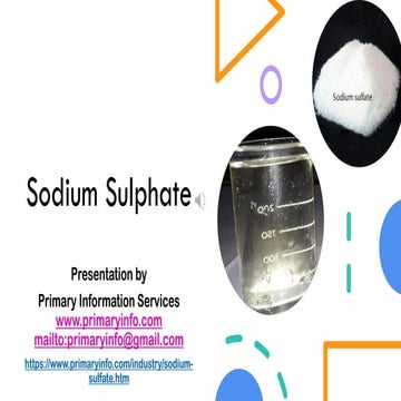 Sodium sulphate | PDF