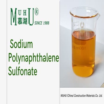 Sodium Polynaphthalene Sulfonate - MUHU(China) | PDF