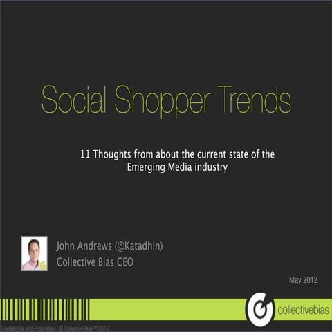 Social Shopper Trends - May 2012 | PPT