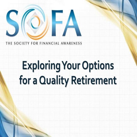 Exploring your options for a quality retirement | PPTX | Interest Rates ...