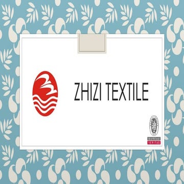 Shaoxing Zhizi Textile CO., LTD ---- Sofa fabric factory | PPT