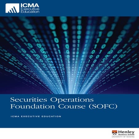 Securities Operations Foundation Course (SOFC) | PDF