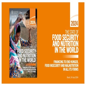 The State of Food Security and Nutrition in the World 2024 | PDF