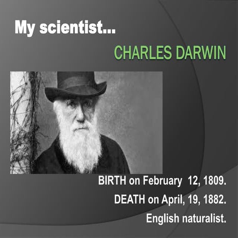 Charles Darwin, by Sofia | PPT