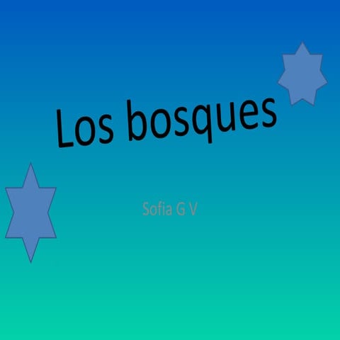 Bosques Venezolanos | PPTX