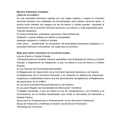 Sofipo | DOCX