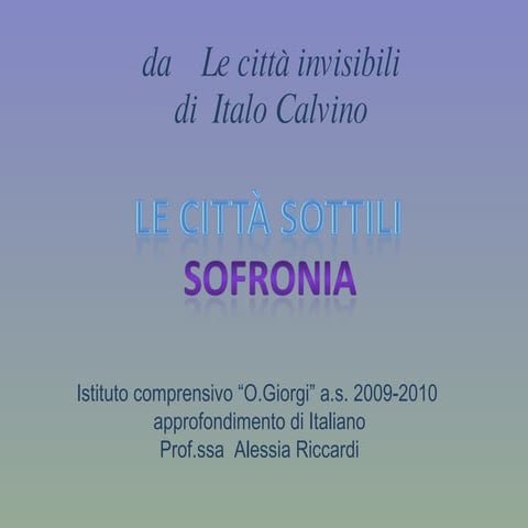 Sofronia | PPT