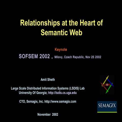 Relationships At The Heart Of Semantic Web Modeling Discovering Validating And Exploiting 