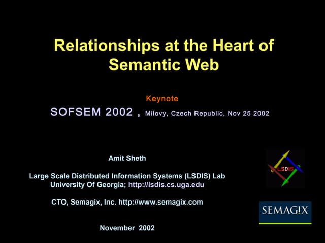 Relationships At The Heart Of Semantic Web Modeling Discovering Validating And Exploiting