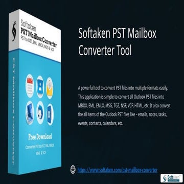 Top way to Migrate PST Mailbox By Softaken | PPT