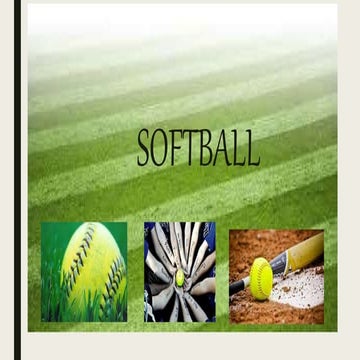 softball ppt. | PPTX