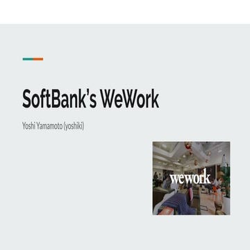 WeWork Company Presentation | PDF