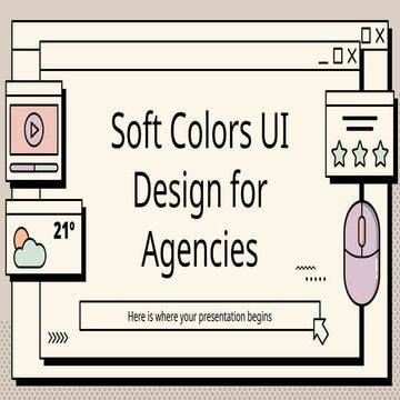 Soft Colors UI Design for Agencies | by Slidesgo.pptx