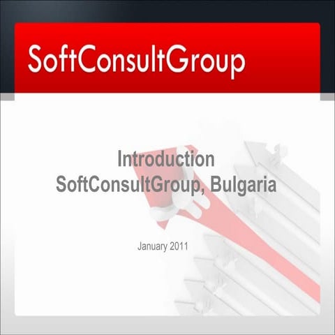 SoftConsultGroup - Software development company - profile | PPT