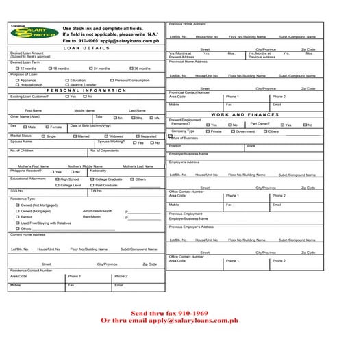 Softcopy Application Form | DOC