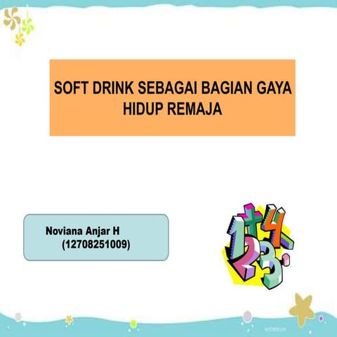 Soft drink | PPTX