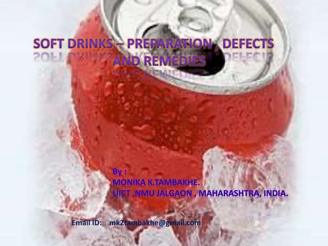 Chemistry Investigatory Project on COLD DRINKS | PDF