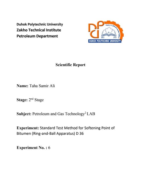 Fluid Mechanic Lab - Reynold's Number Experiment | PDF