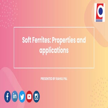 Soft Ferrites: Properties and applications | PDF | Geology | Science