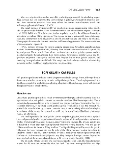 Manufacture of soft gelatin capsule | PPTX