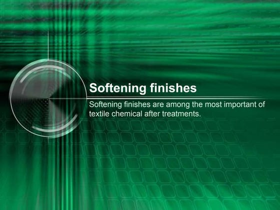 Different types of softener & their uses | PPT