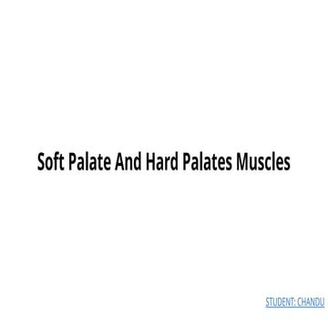 Soft Palate And Hard Palates Muscles.pptx