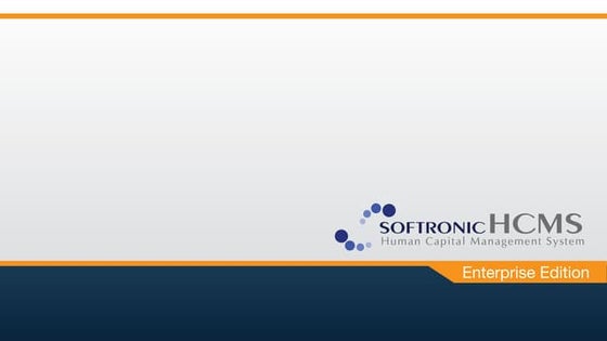 ERP Human Resources Module | PPT