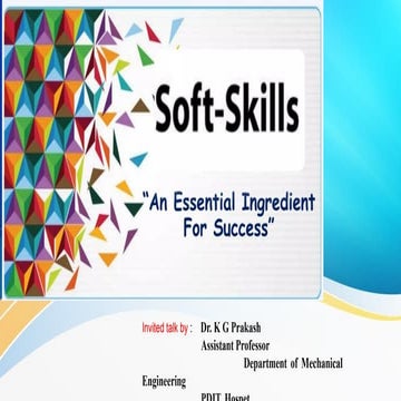 soft skills .pptxrthfbvrthesae45tgfdeuy54rf | PPT