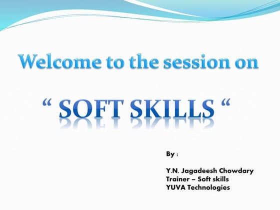Soft Skills Ppt Pptx