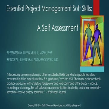 Essential Project Management Soft Skills: A Self-Assessment | PPTX