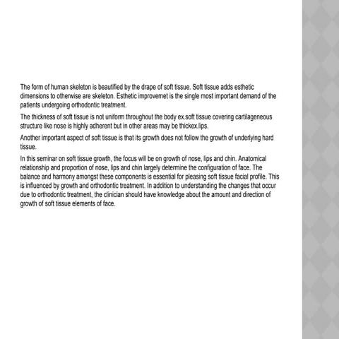 Soft tissue growth | PPT