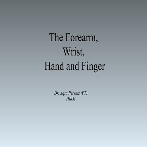 soft tissue injury and fractures of forearm, wrist and hand.ppt