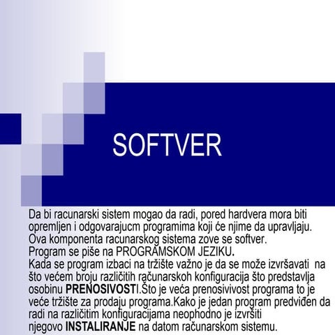 Softver | PPT
