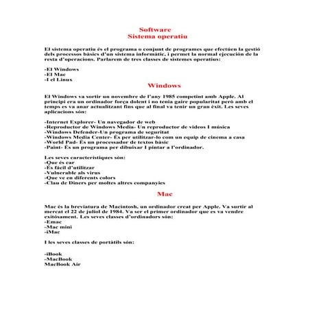 treball Software | PDF