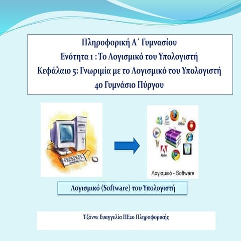 λογισμικό(Software) | PPT