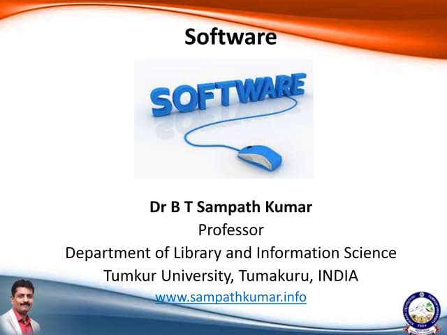 Parts of Computer (software) | PPTX